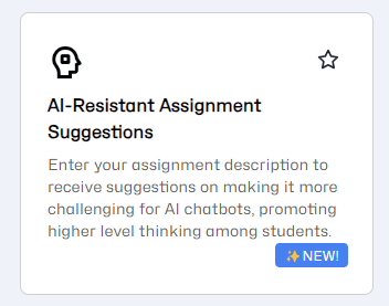 Make Your Assignments AI-Resistant This Year