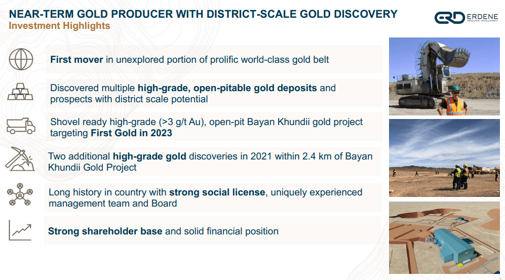 Erdene Resource Development (ERD) - Plant Construction to Begin ...