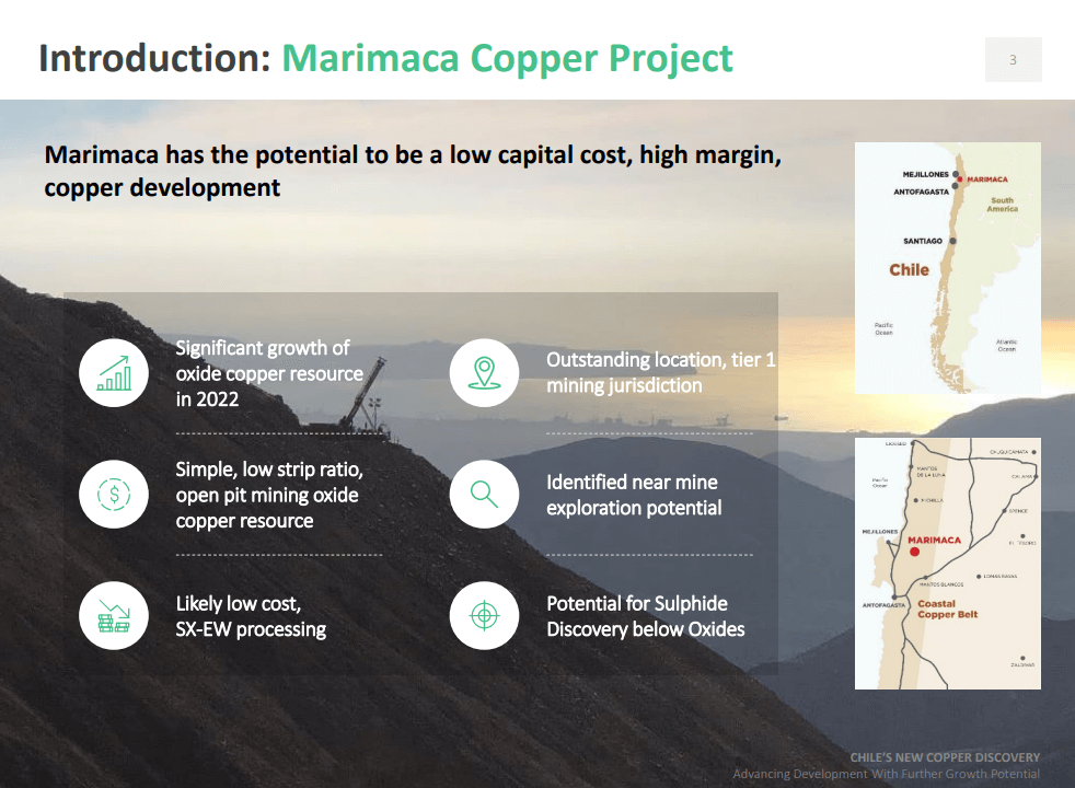 Marimaca Copper (TSX-V: MARI) - 2023 Focus is on Permit and DFS ...