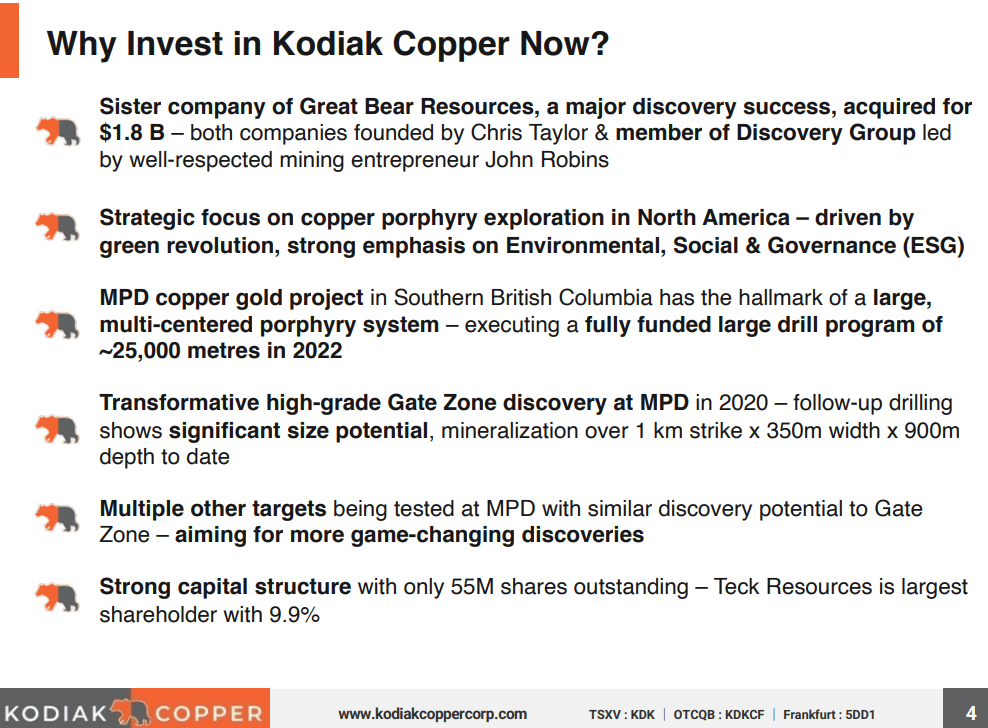 Kodiak Copper (KDK) - Second Discovery Hunt is Funded - Article | Crux ...