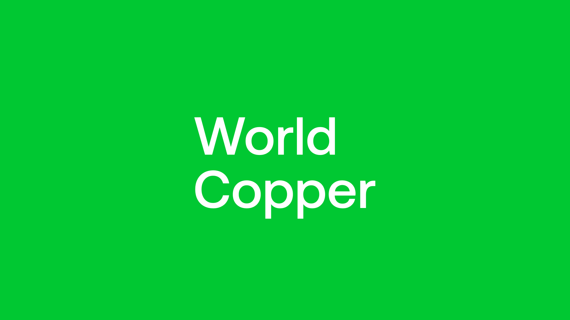 World Copper (WCU) - Technical Analysis & Due Diligence - Article ...