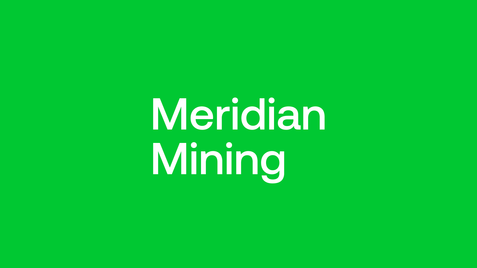 Meridian Mining (MNO) - "It's Bigger & Better Than We Thought ...