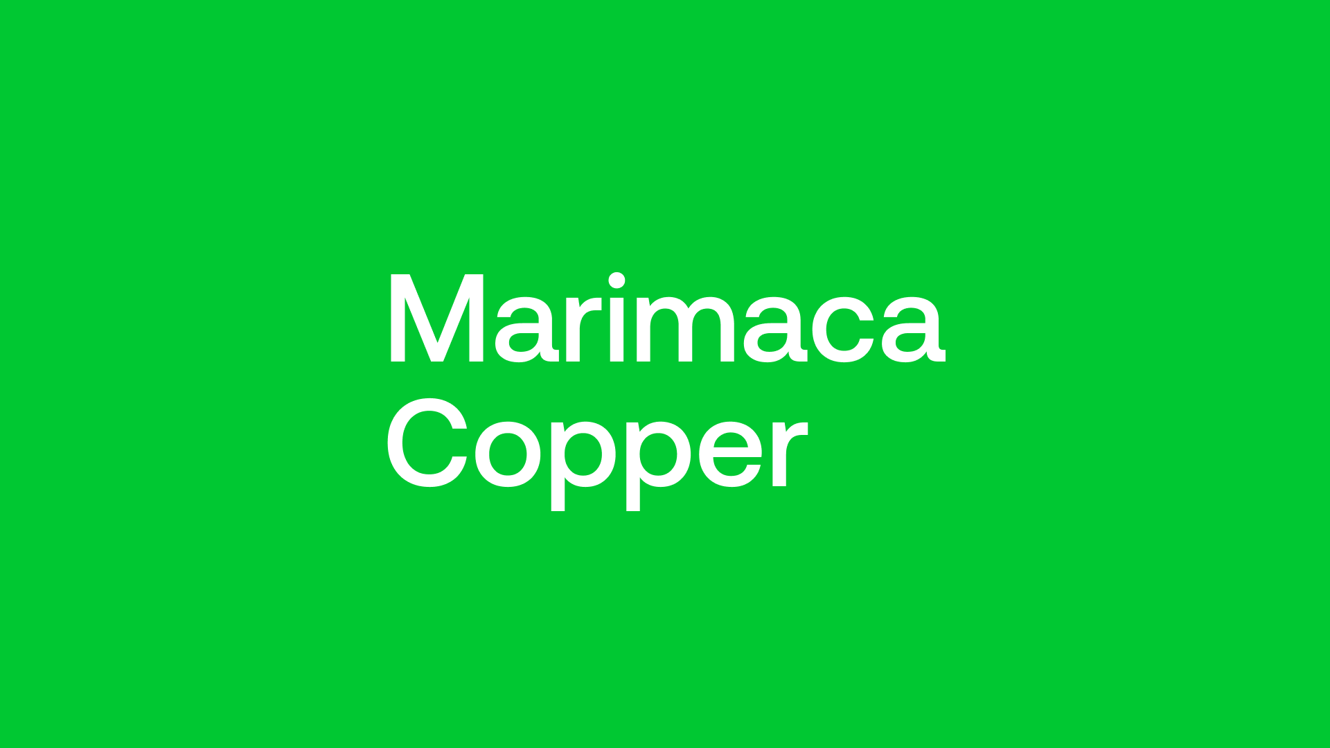 Marimaca Copper (TSX-V: MARI) - 98% Increase in Resource Size - Article ...