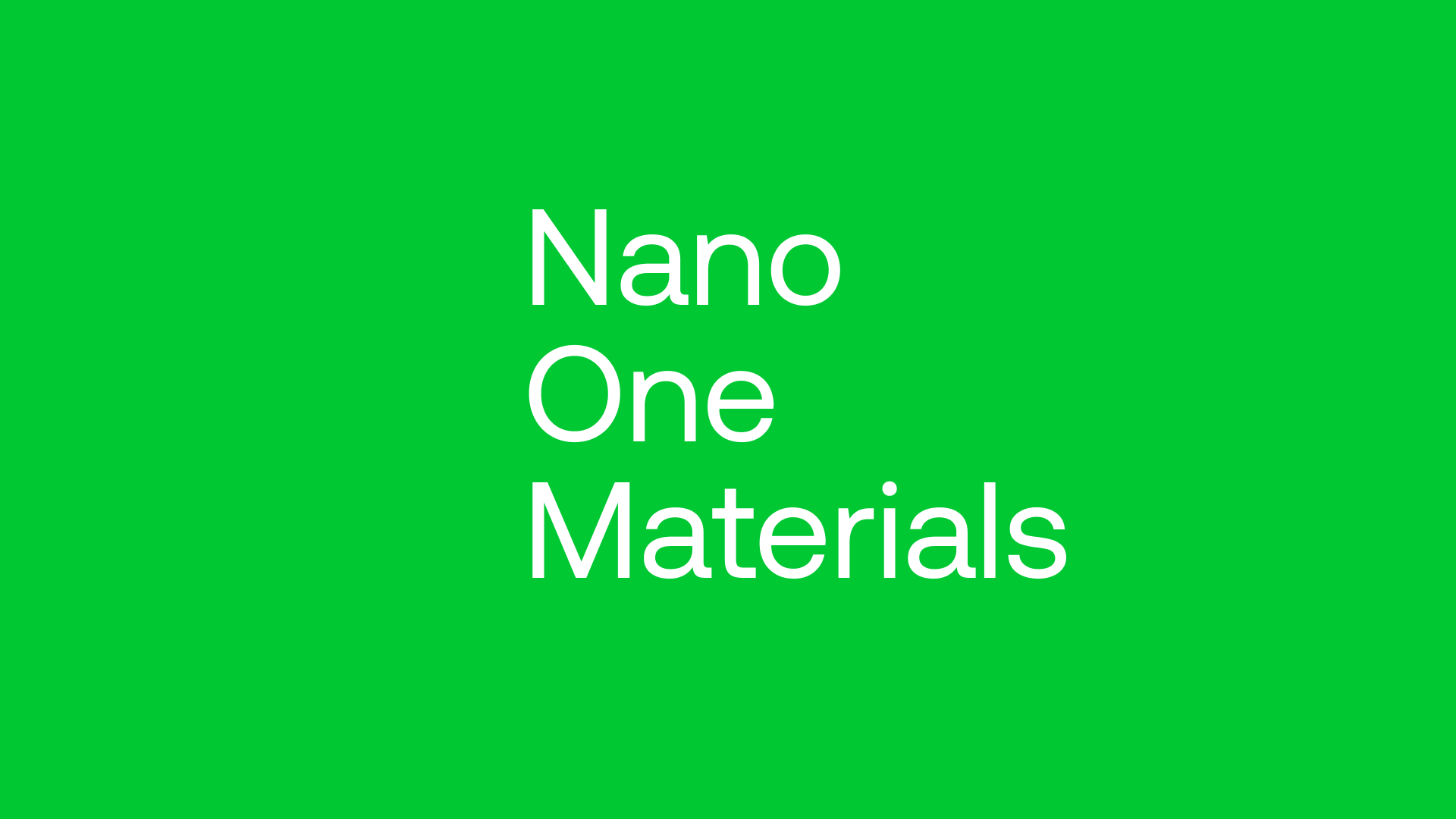 Nano One Materials (NANO) - Scaling Up Cathode Production in Canada ...