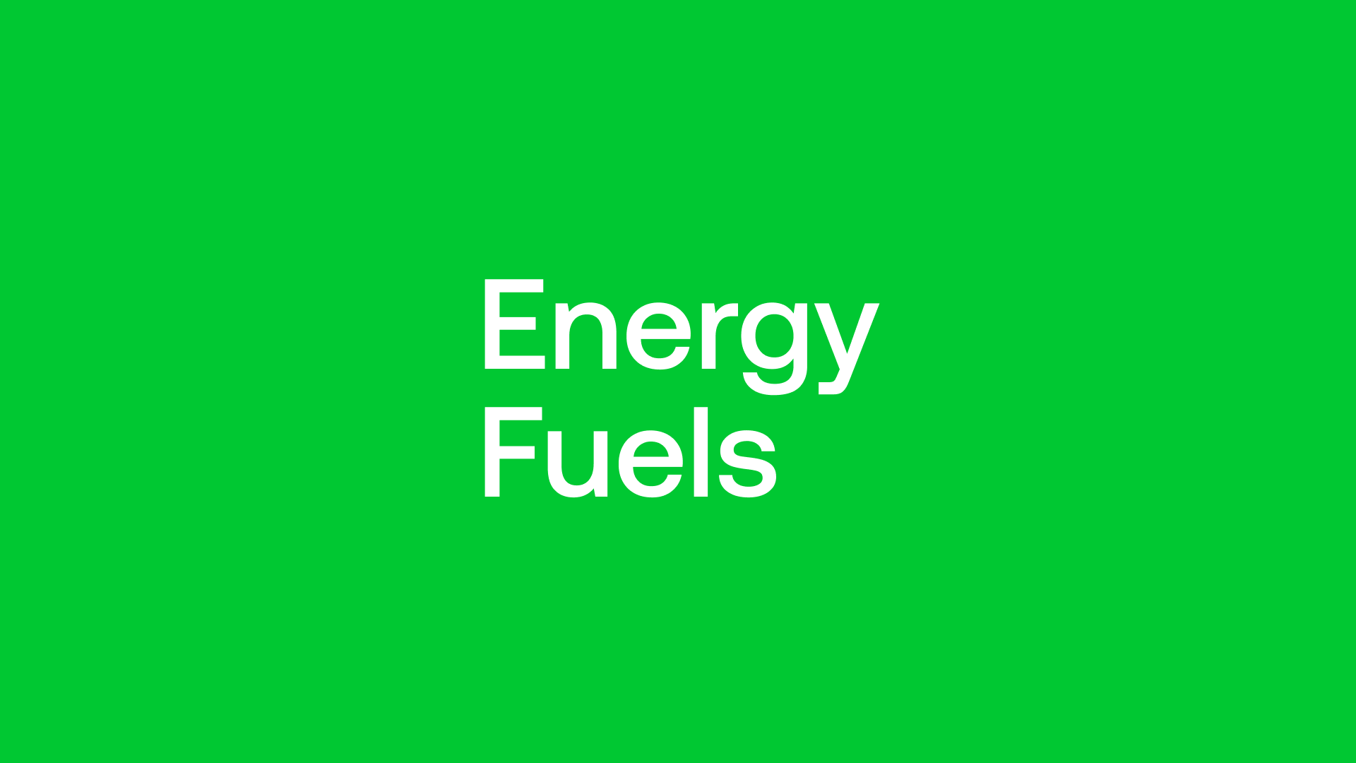 Energy Fuels (UUUU) - NOW Selling Uranium, Vanadium & Rare Earths ...