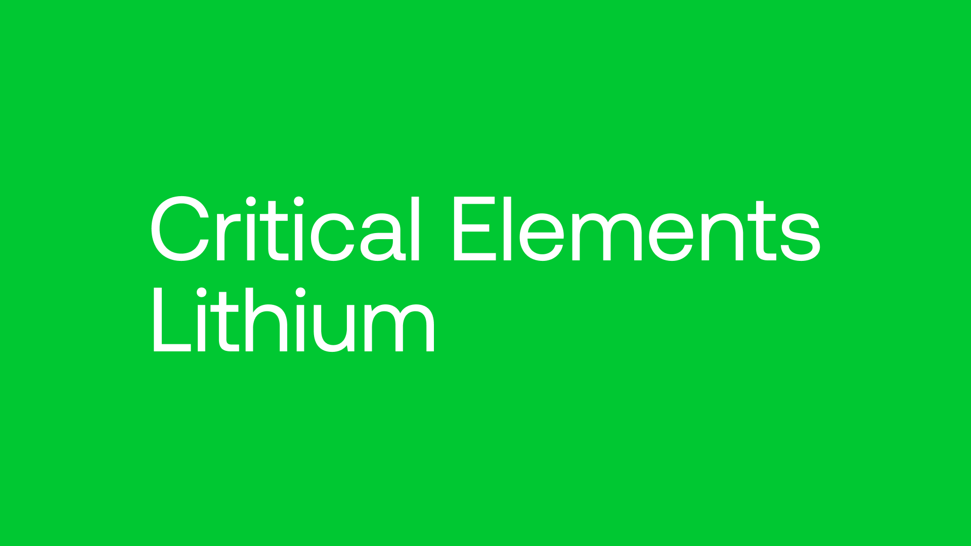 Critical Elements Lithium (CRE) - New Permit Makes Financing Easier - Article | Crux Investor