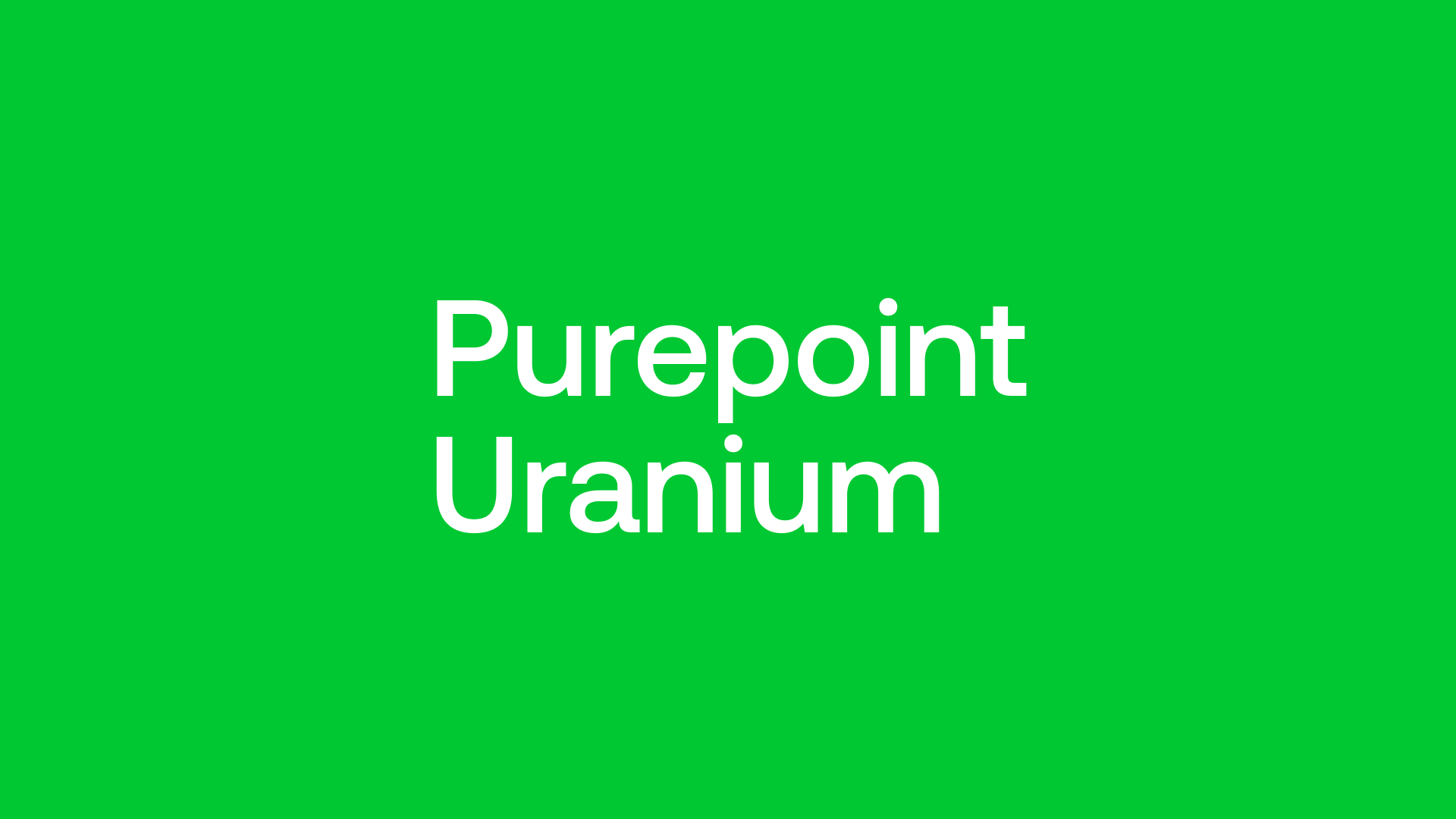 Purepoint Uranium (PTU) - Prepping Money and Winter Drill Programme ...