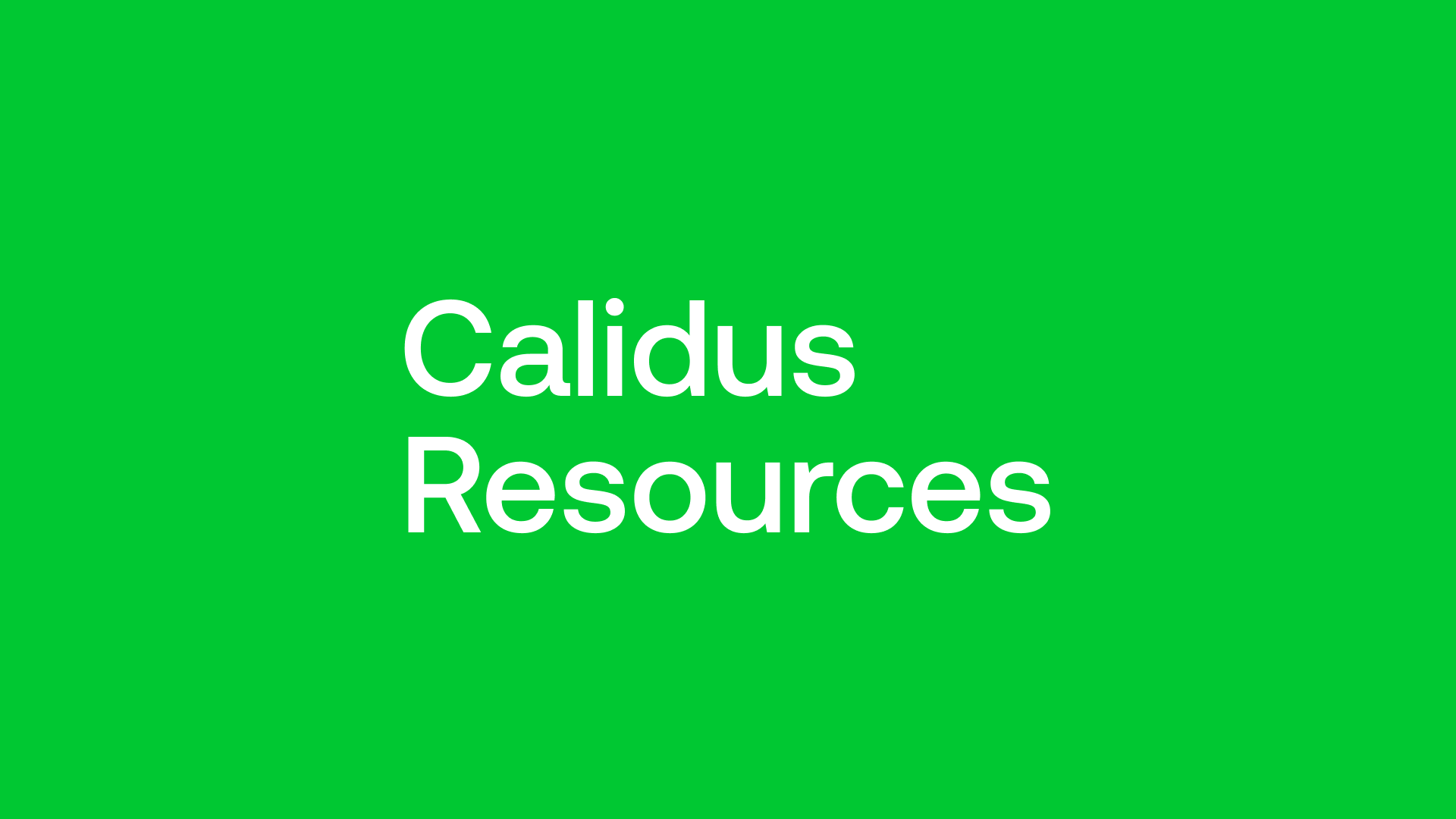 Calidus Resources (CAI) - Future Looks Bright for Gold Producer ...