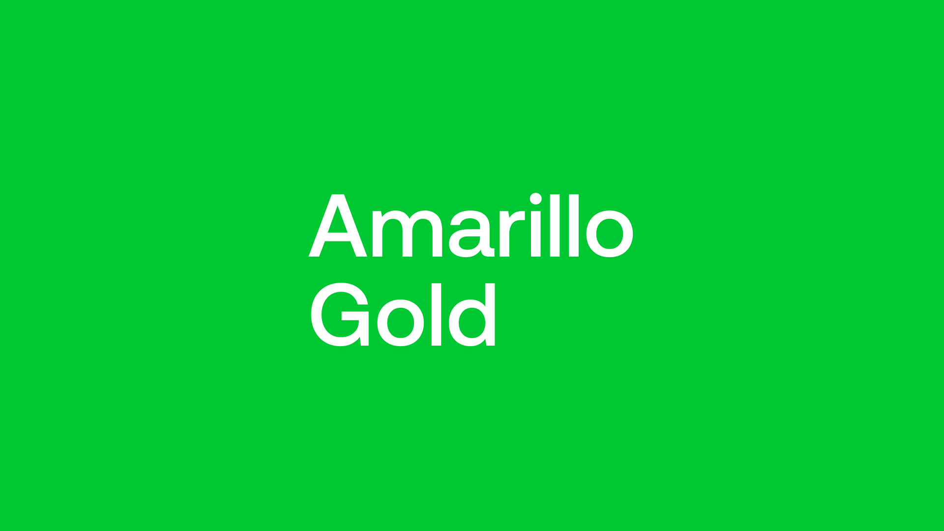 Amarillo Gold (AGC) - Focus is on Project Finance for April 2022 ...