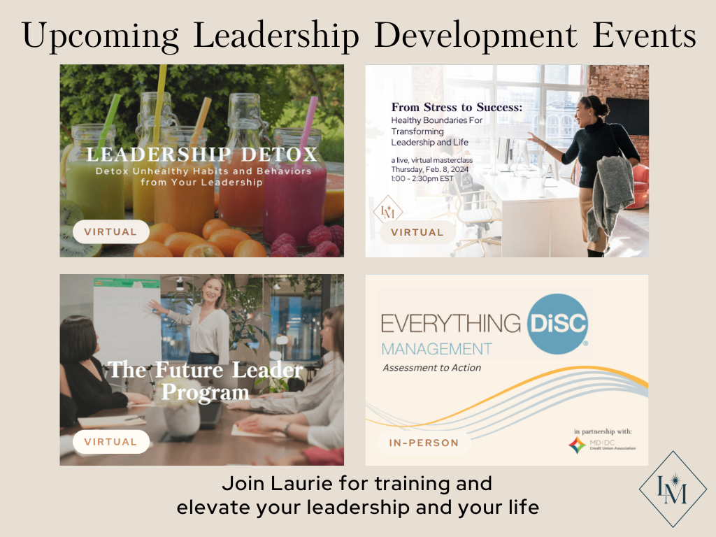 Upcoming Leadership Development Events