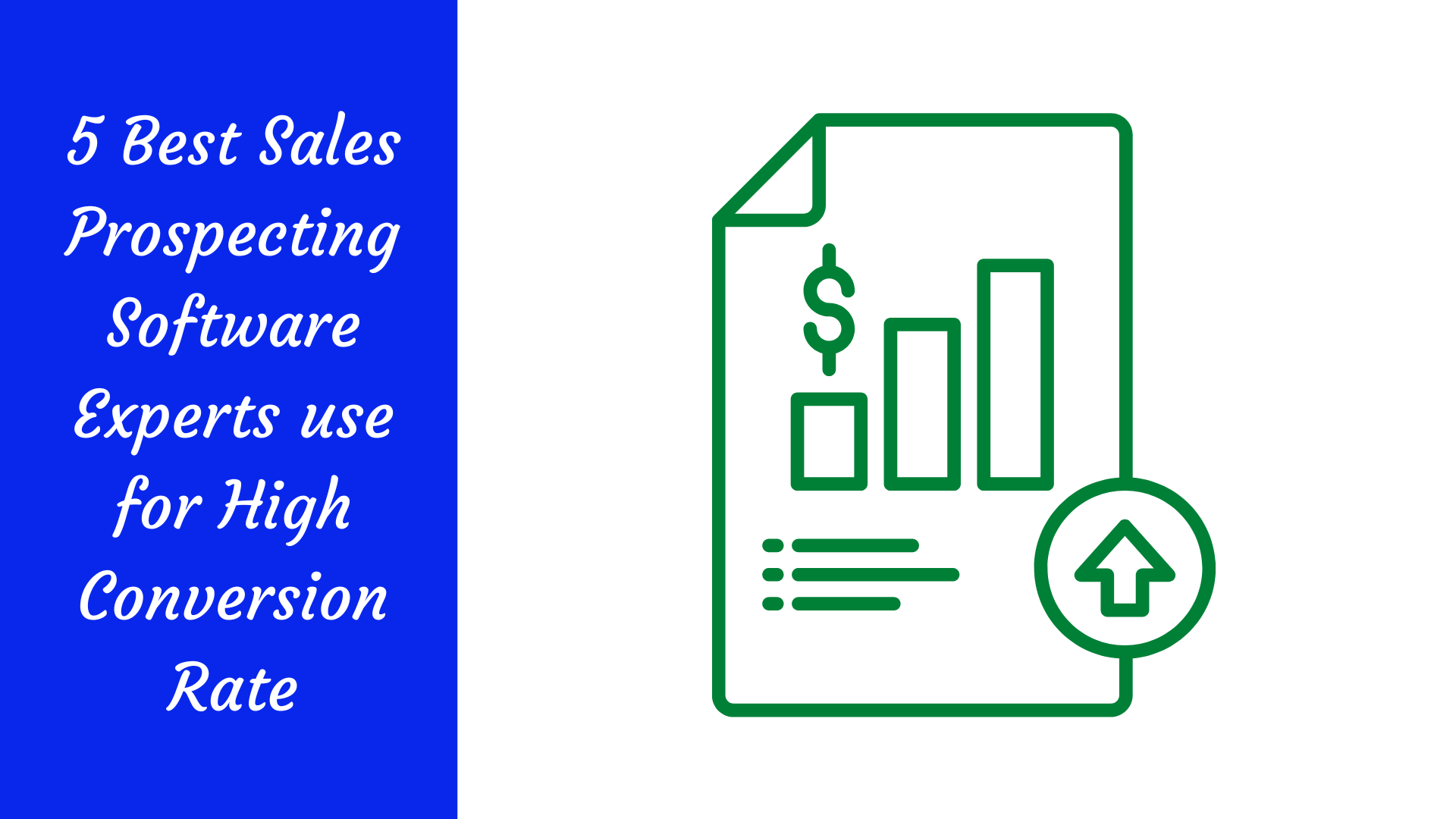 5 Best Sales Prospecting Software Experts use for High Conversion Rate ...