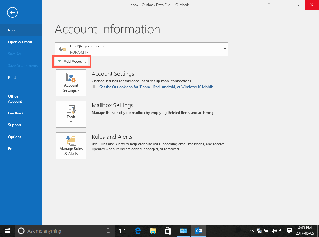 Guide to Microsoft Outlook SMTP Settings | Alore
