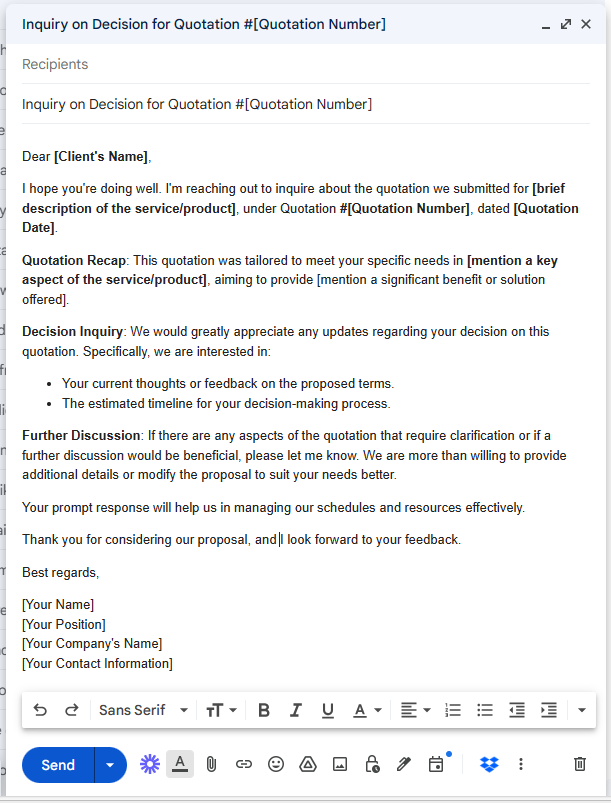Asking for an Update Email? — Your Handbook for Prompt Replies | Alore