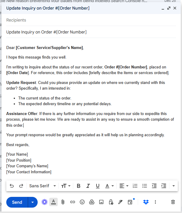 Asking for an Update Email? — Your Handbook for Prompt Replies | Alore