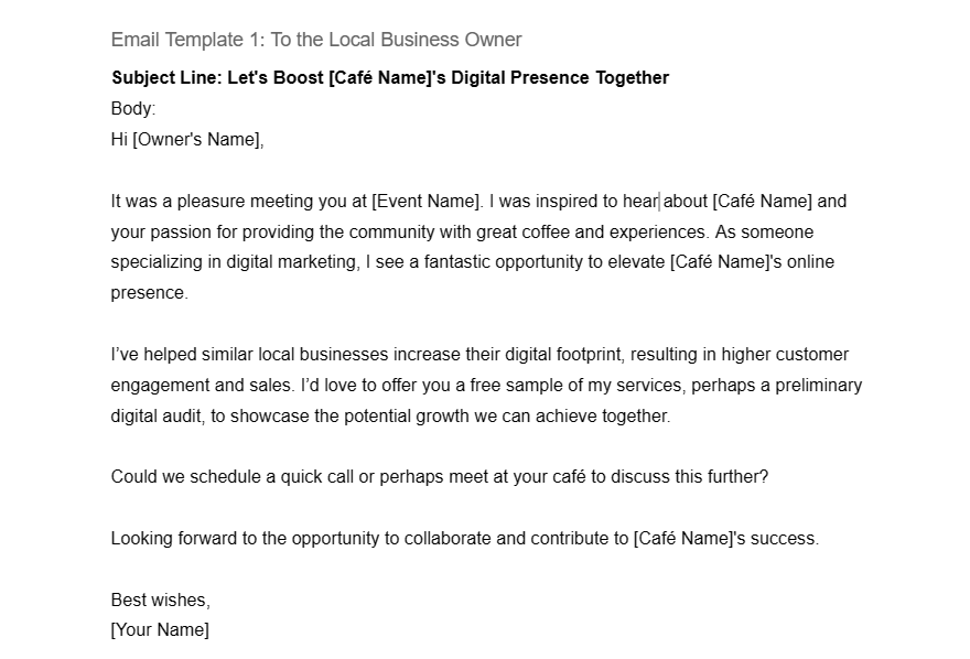 Craft Winning Emails with the Perfect Outreach Template | Alore