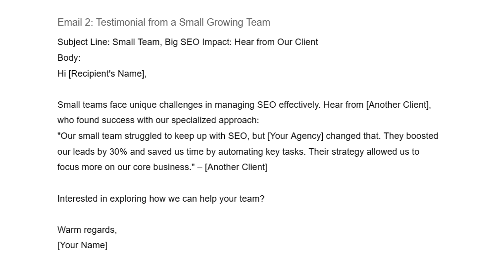 Craft Winning Emails with the Perfect Outreach Template | Alore