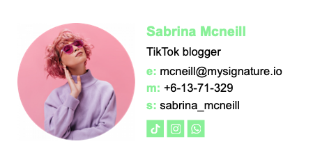 Learn to Create an Email Signature: 10 Email Signature Examples to ...