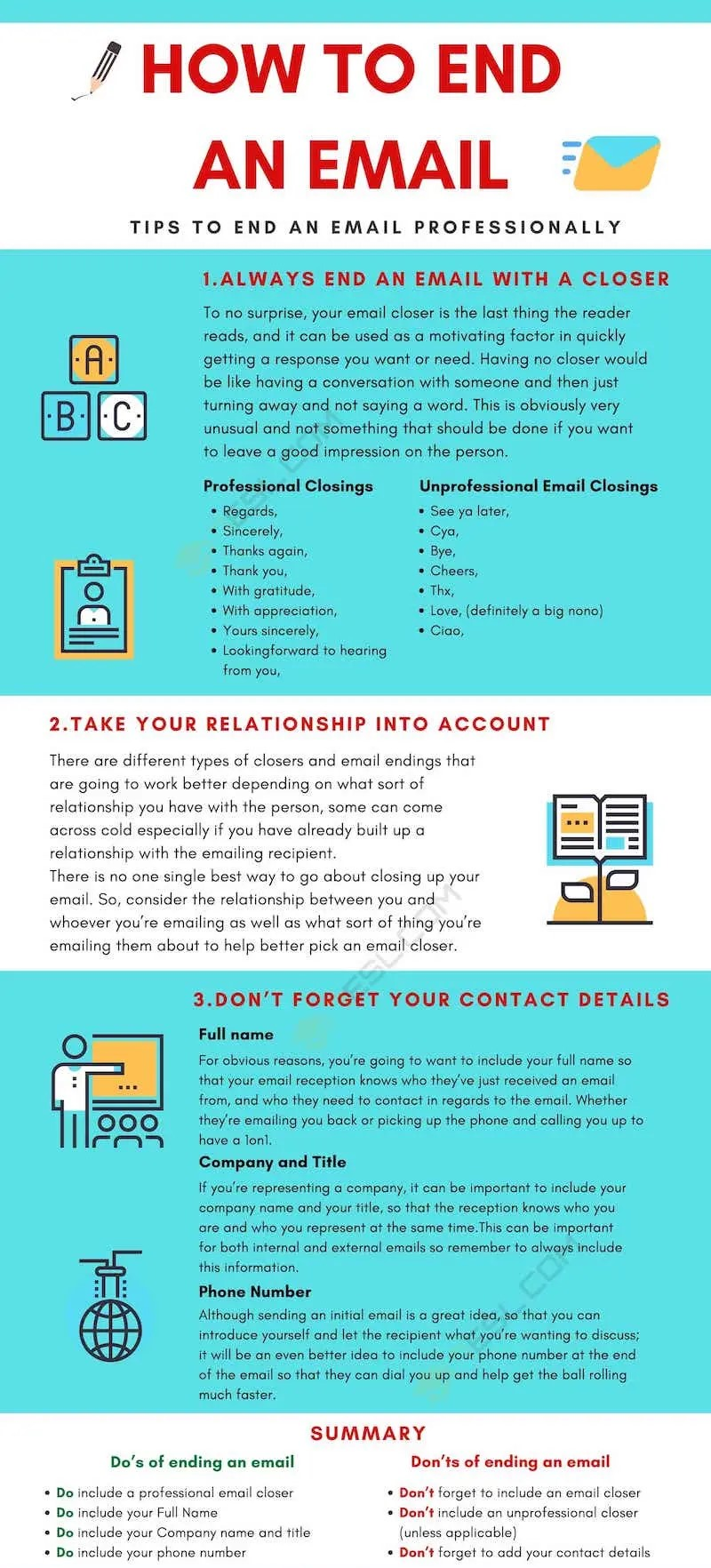 How to End an Email: 50 Effective Sign-Offs | Alore