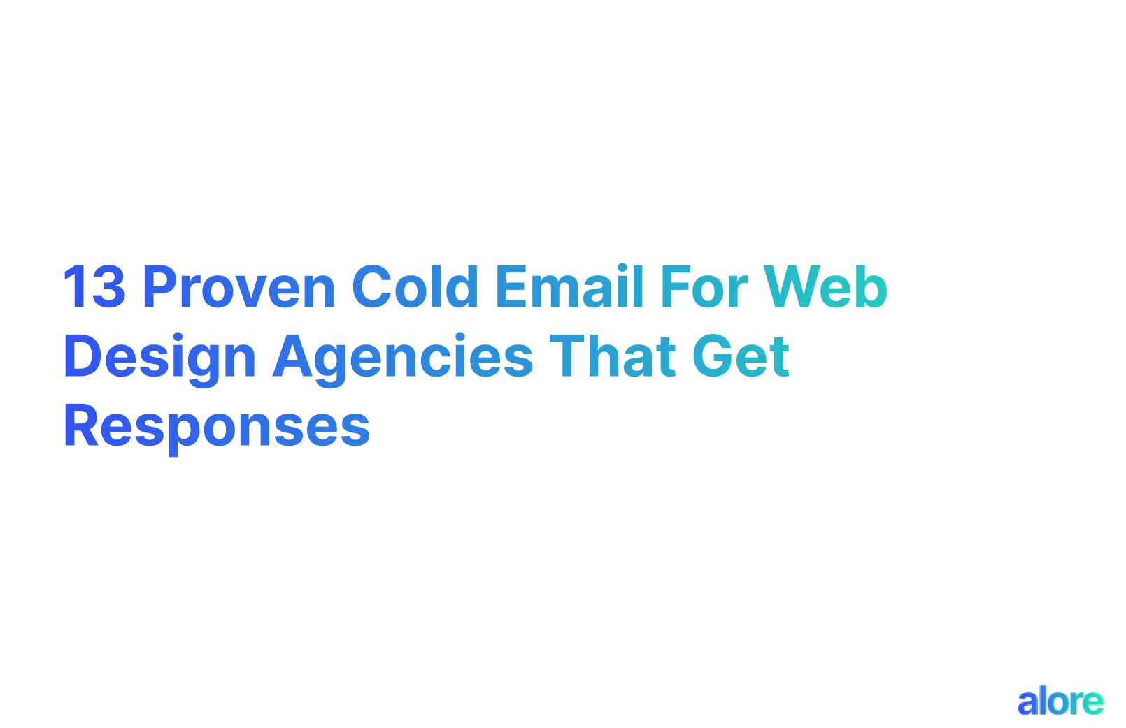 13 Proven Cold Email Templates For Web Design Agencies That Get ...