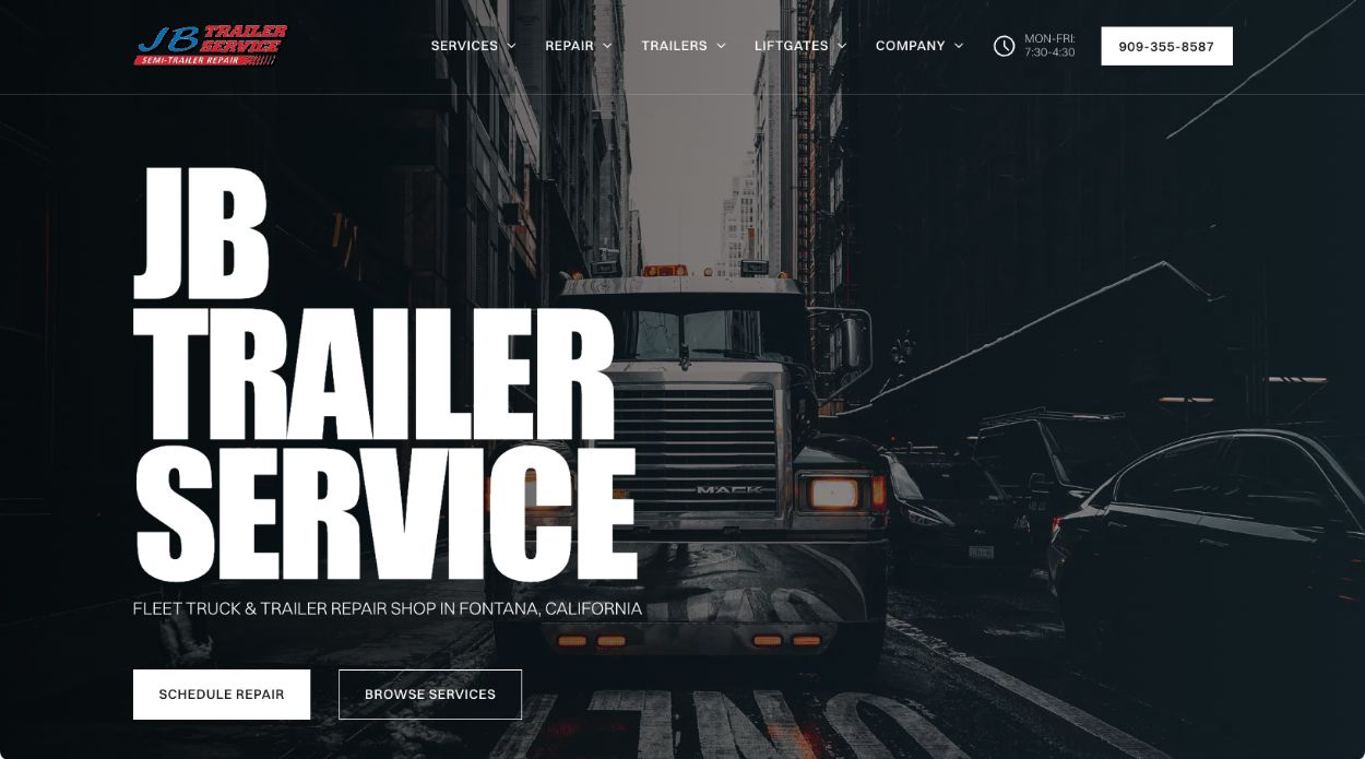 About Us | JB Trailer Service - Fontana & San Bernardino, CA