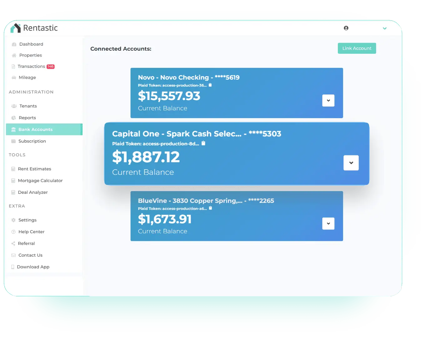 Streamline Finances with Rentastic's Real Estate Bank Accounts Feature ...