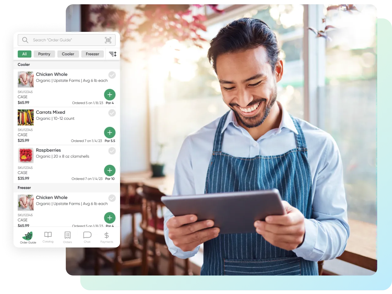 Digital Order Guide Management for the Food Industry