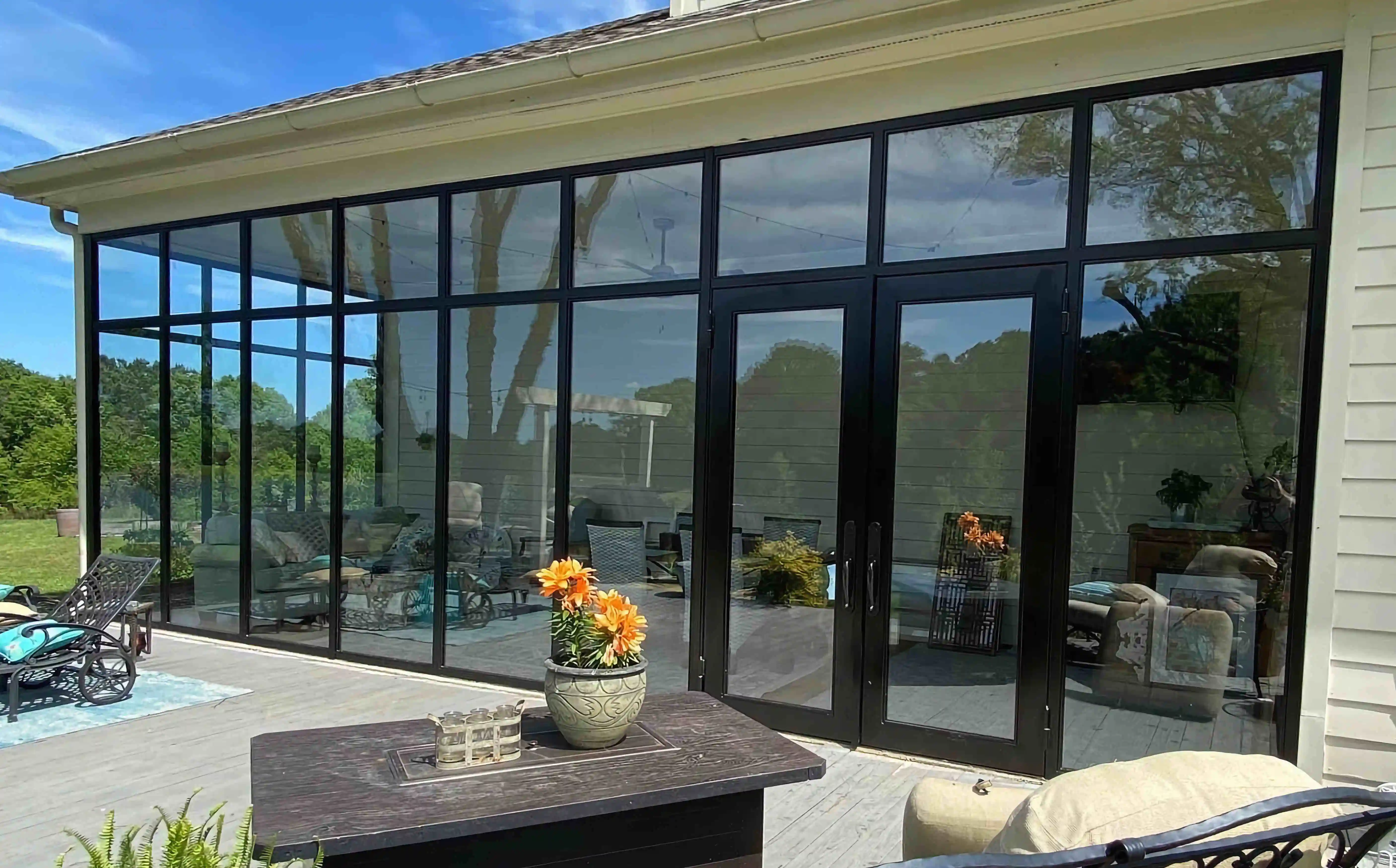 Custom, Steel-Framed Patio Rooms — Ironworks America
