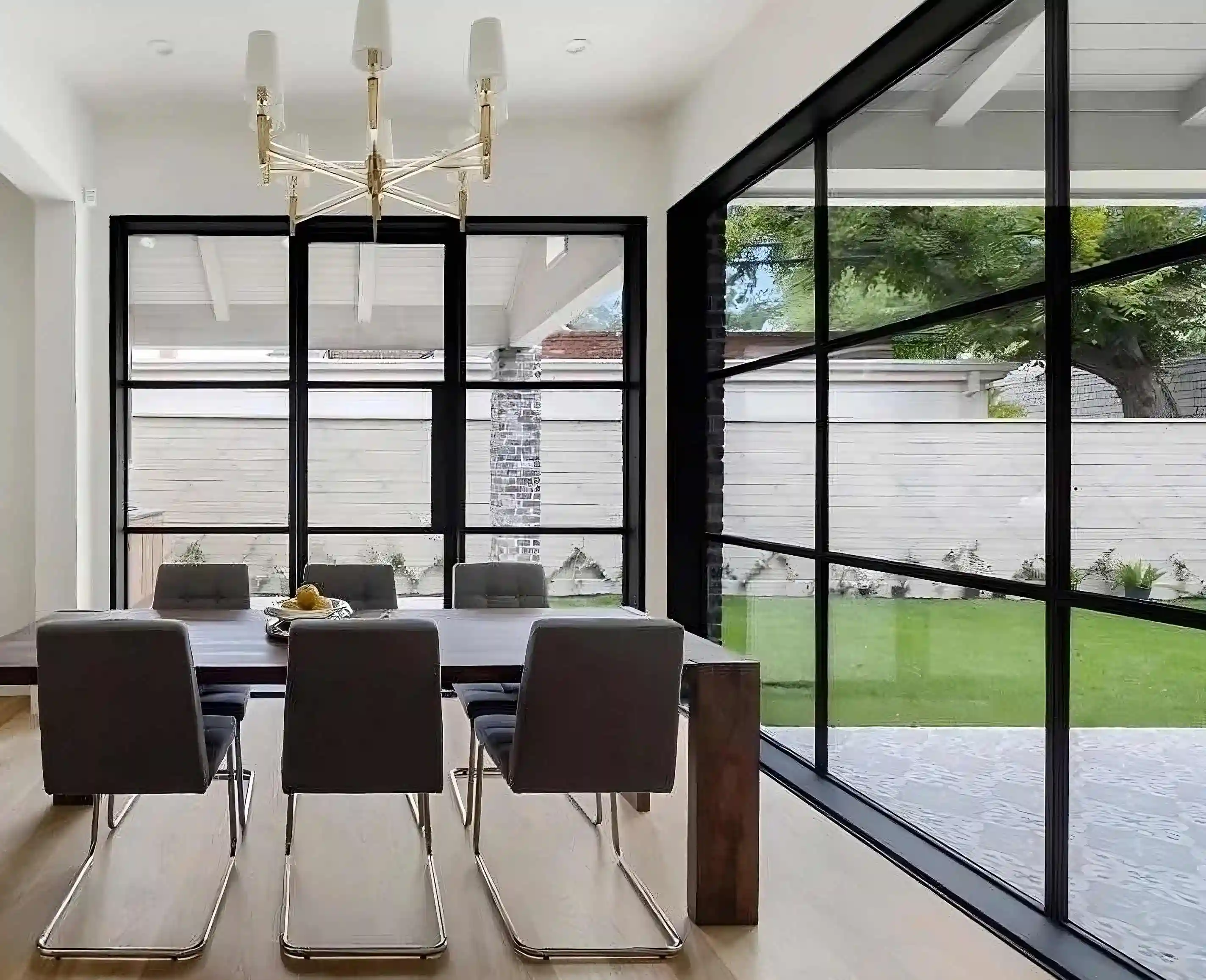 Custom, Steel-Framed Glass Walls — Ironworks America