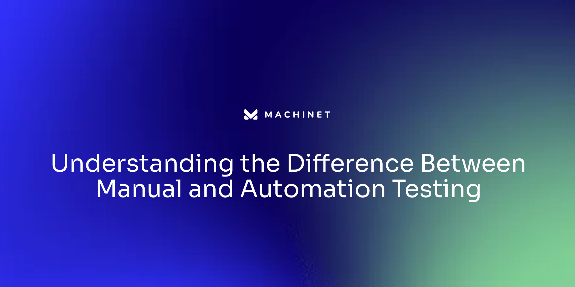 Understanding the Difference Between Manual and Automation Testing ...