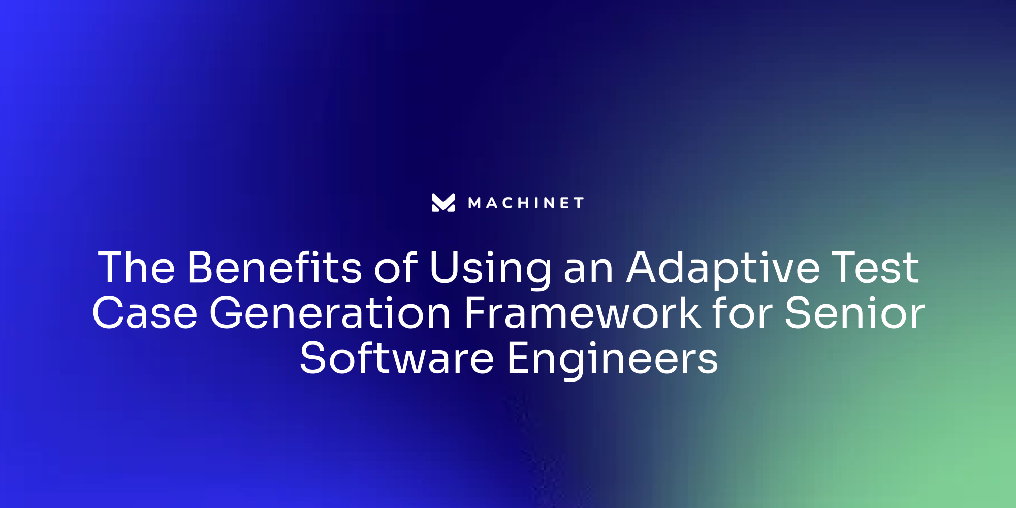 The Benefits of Using an Adaptive Test Case Generation Framework for ...