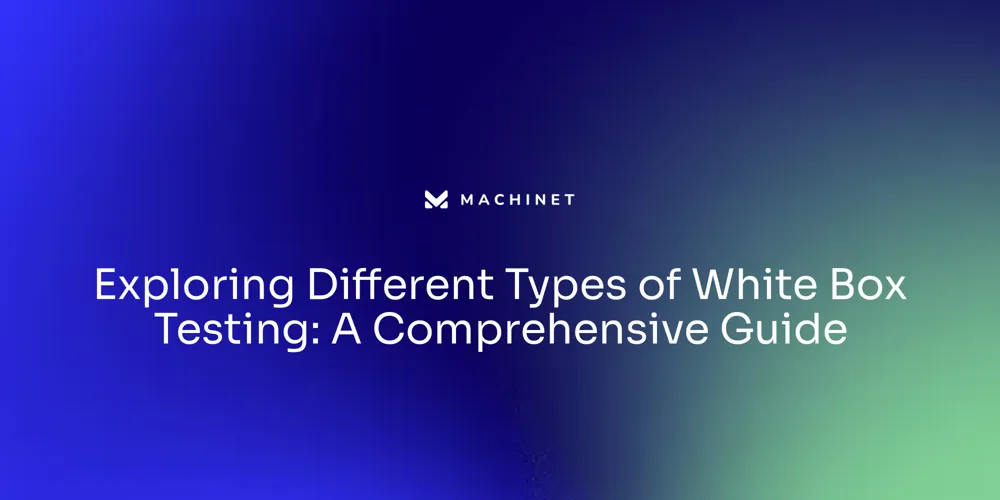 Exploring Different Types Of White Box Testing A Comprehensive Guide Machinets Blog 