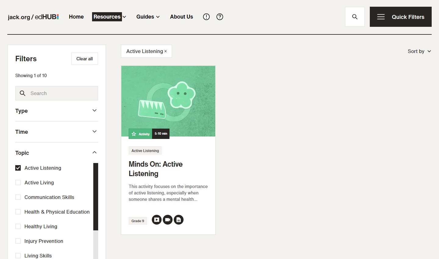 Jack.org / edHUB | Resources to promote student mental health