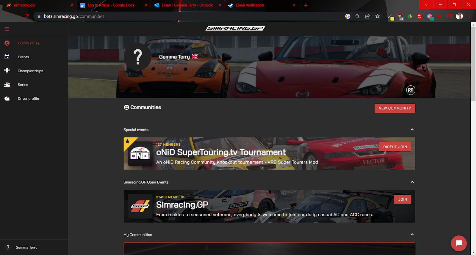 Simplified Sign In to Simracing.GP | Simracing.GP University