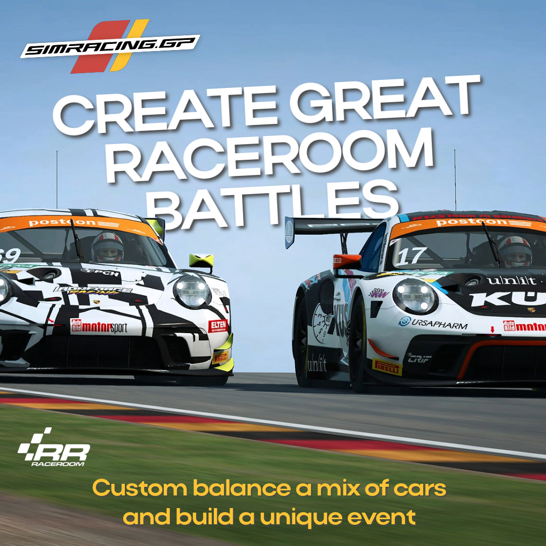 Simracing.GP add custom BoP options | Simracing.GP