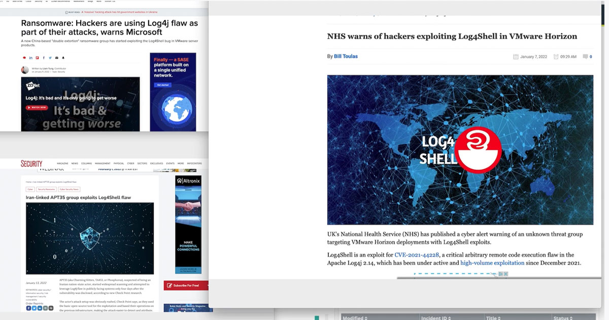 Using Anomali to Determine Apache Log4j Vulnerability Impact | Anomali
