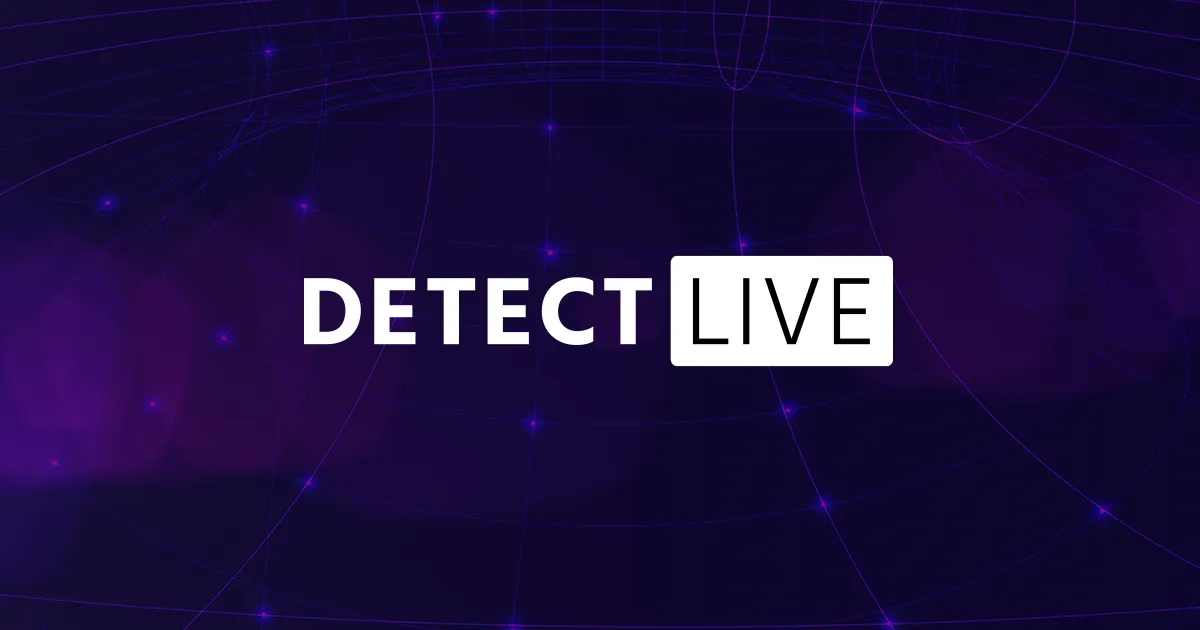 Detect LIVE Virtual Event Series Kicks Off Tomorrow, Showcasing the ...
