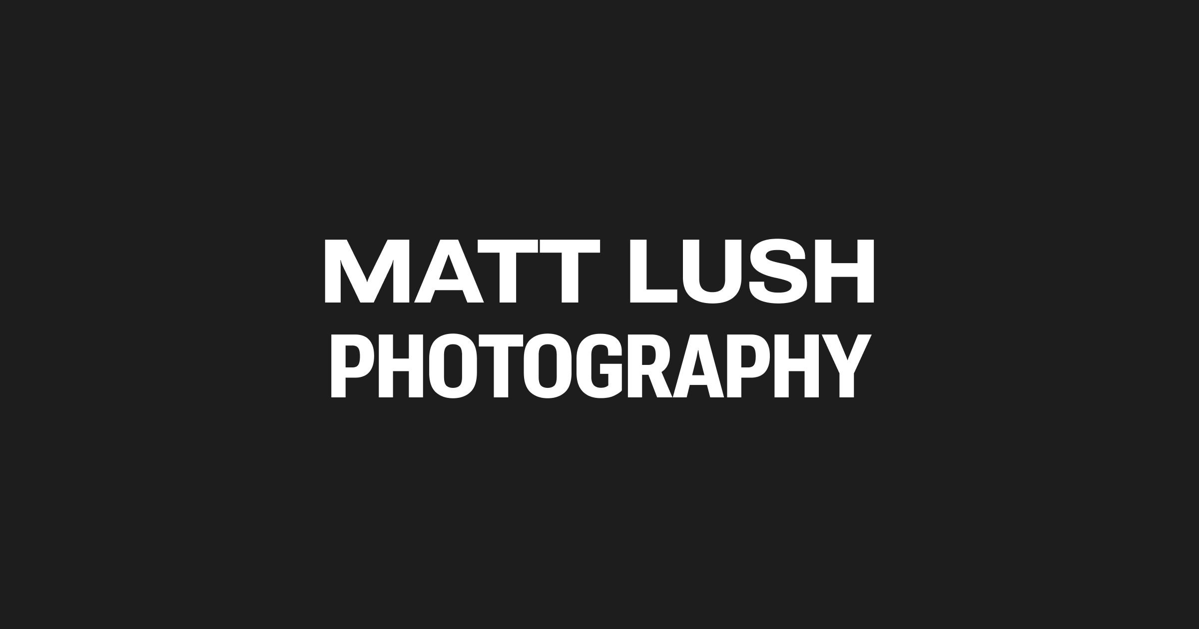 Matt Lush Photography | Lake Tahoe wedding + portrait photographer