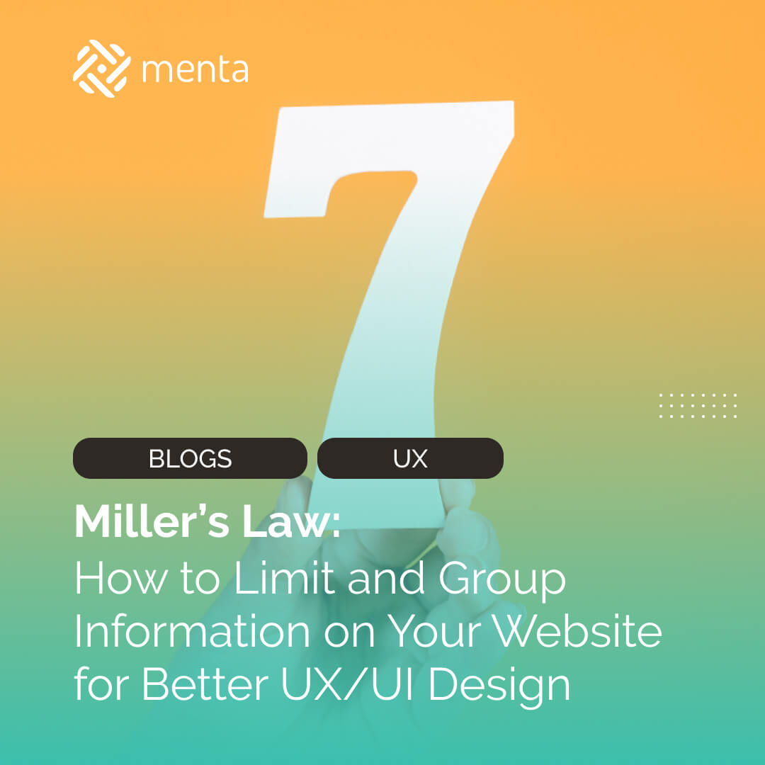 Miller’s Law in User Experience (UX) | Menta