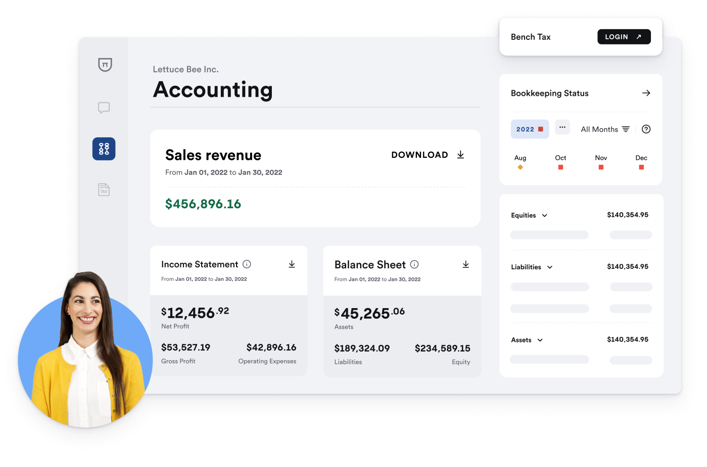What are Monthly Bookkeeping Packages - Bench Accounting