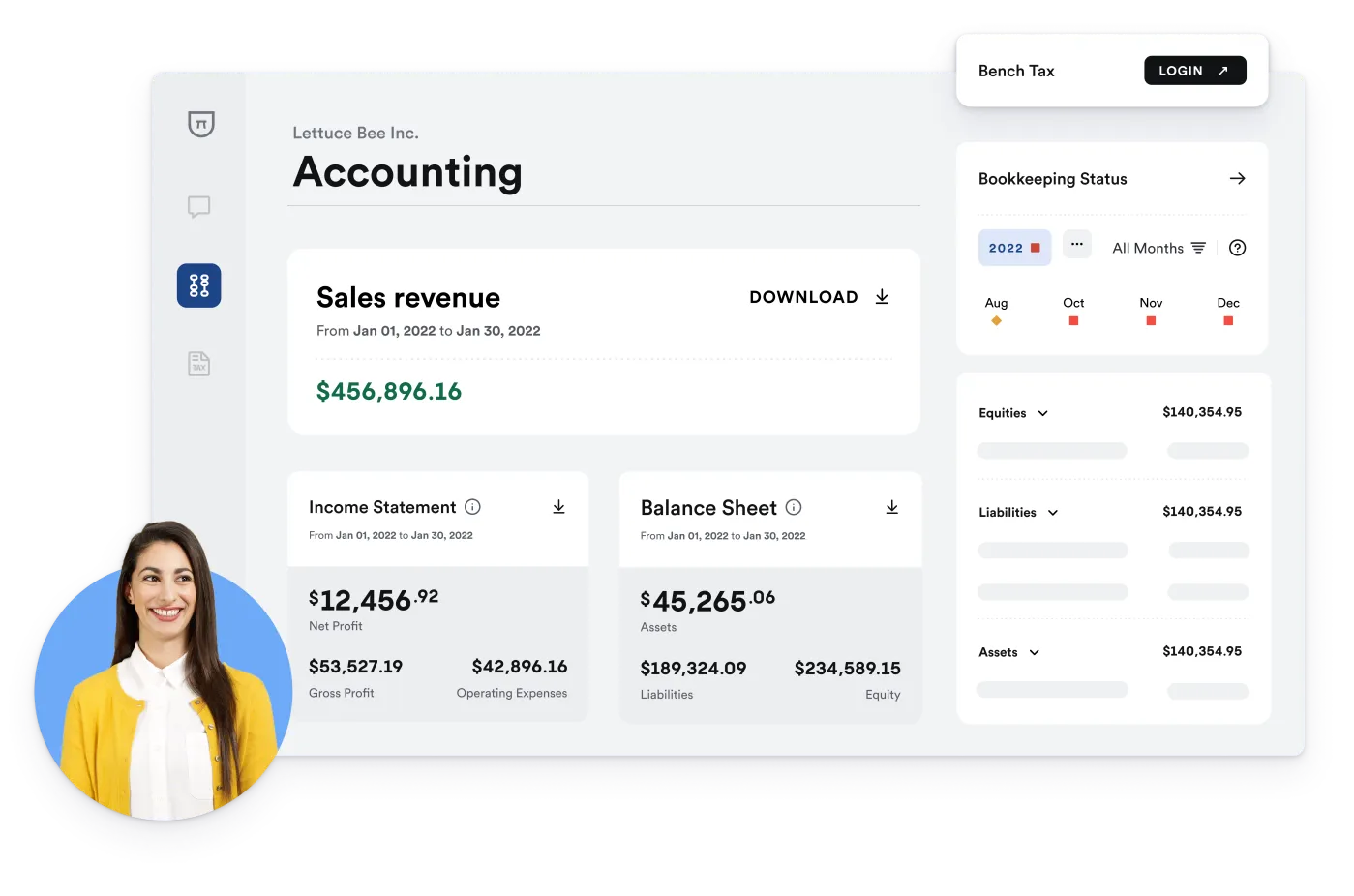 What are Monthly Bookkeeping Packages - Bench Accounting