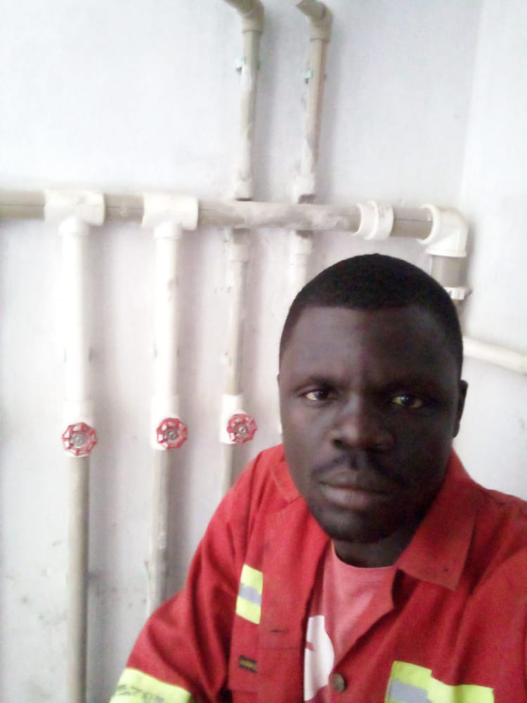 Joseph Chikonde - Installation of toilet pans and shower