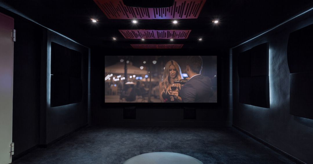 Millennium Falcon inspired home cinema