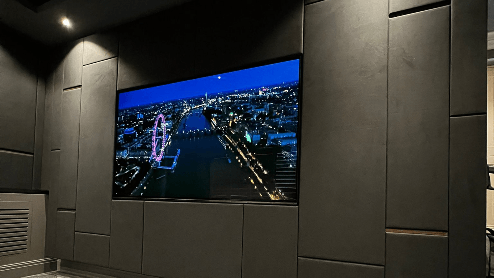 Millennium Falcon inspired home cinema