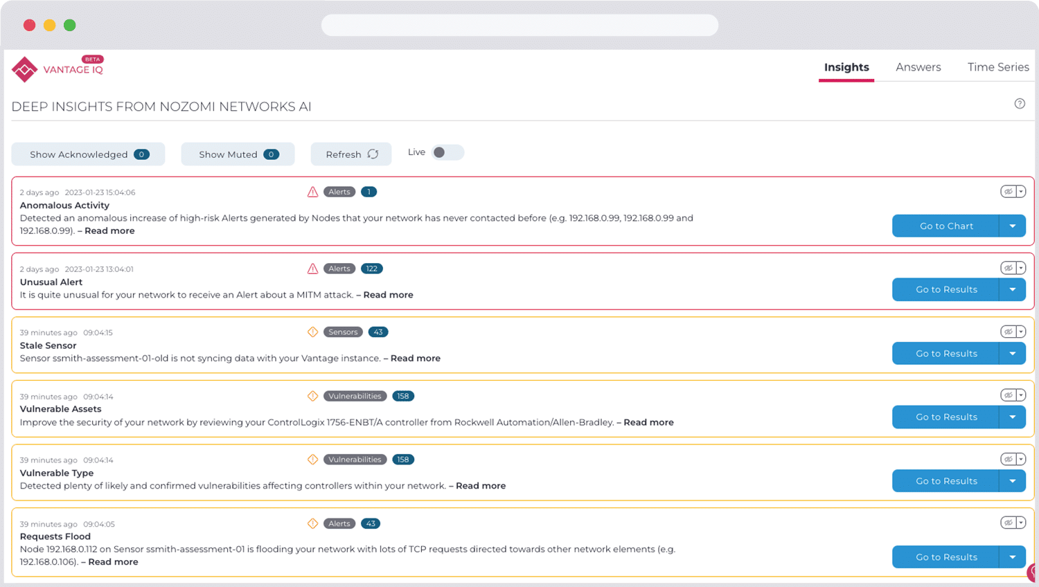Continuous OT Network Monitoring