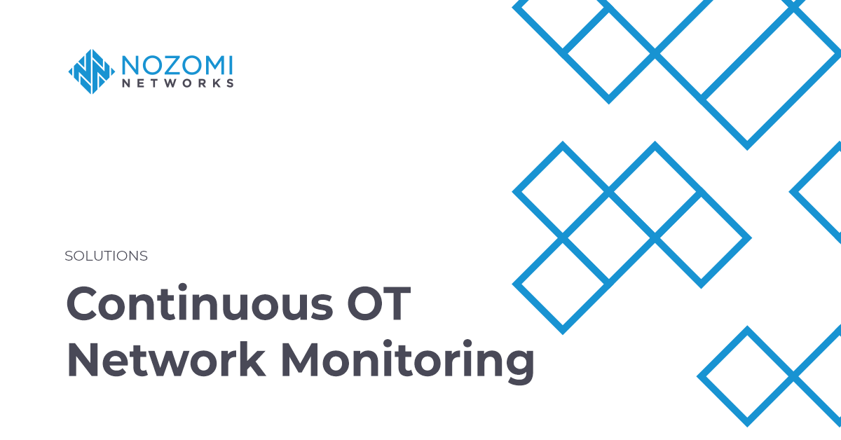 Continuous OT Network Monitoring