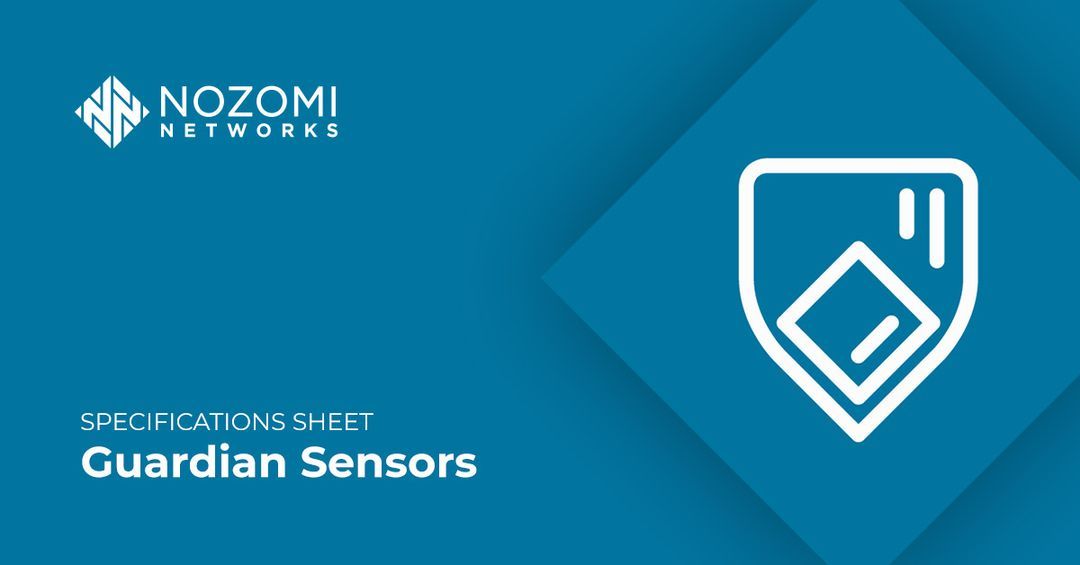 Nozomi Networks Guardian Sensors