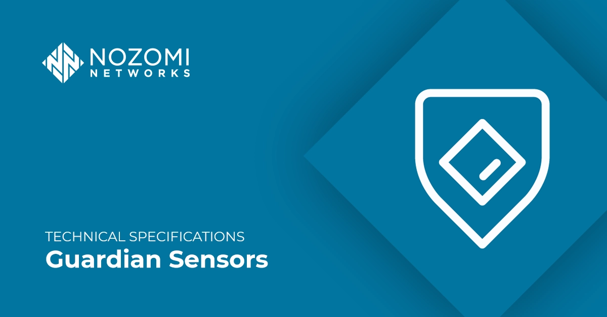 Nozomi Networks Guardian Sensors