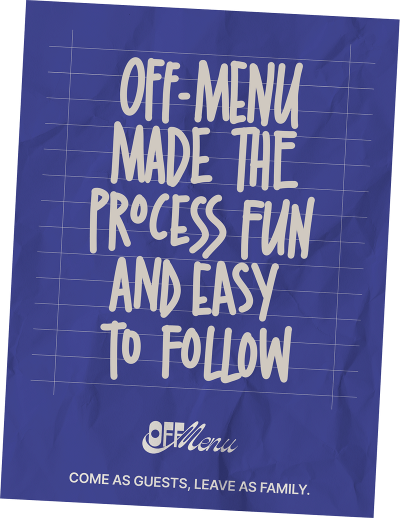Off-Menu • Brand Strategy & Design by Elan Miller