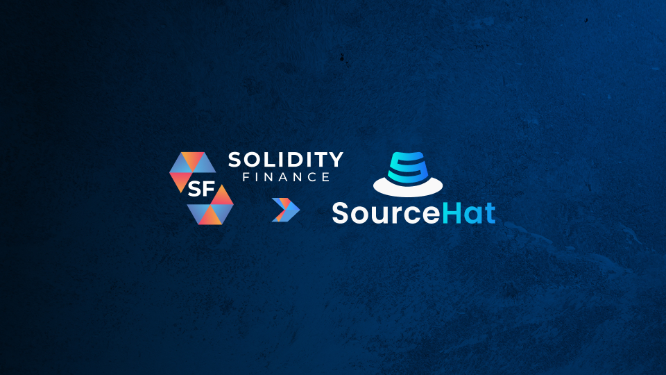 Solidity Finance Announces Company Rebrand to SourceHat