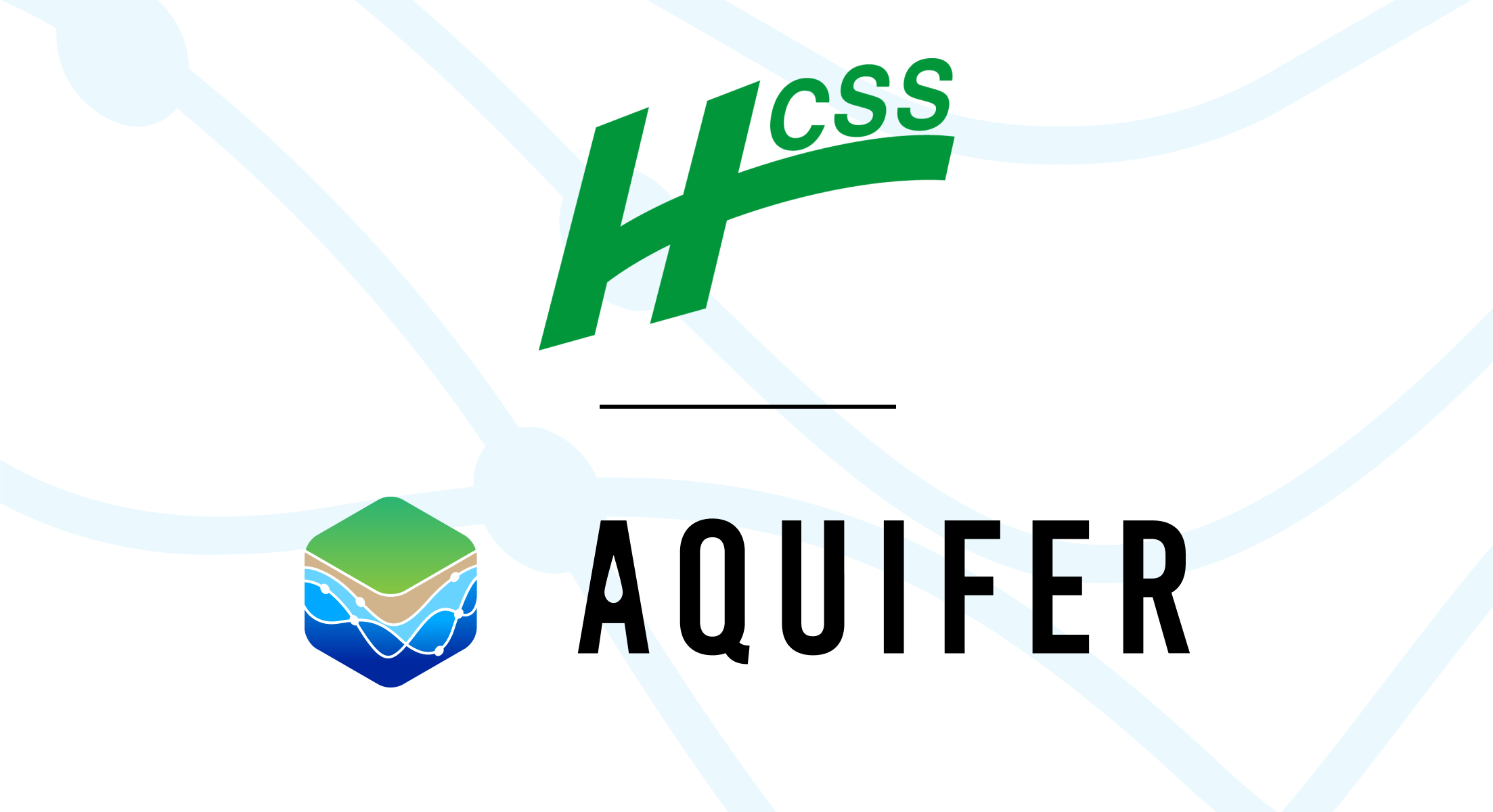 HCSS Announces Partnership with Aquifer